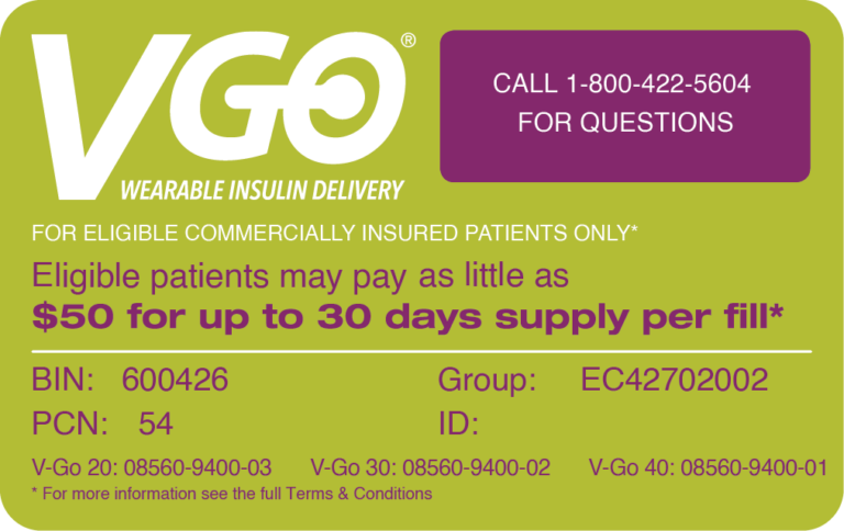 Paying for V-Go | V-Go All-in-One Insulin Delivery Patch