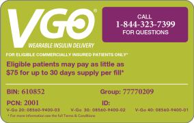 Prescribing | V-Go All-in-One Insulin Delivery Patch